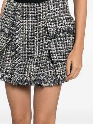 Sacai Twill Wool-blend Skirt