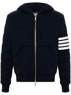Thom Browne 4-bar Stripe Hooded Jacket