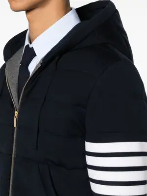 Thom Browne 4-bar Stripe Hooded Jacket