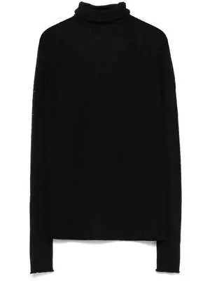 ROBERTO COLLINA Semi-sheer Roll Neck Sweater