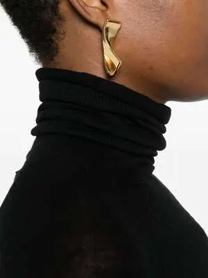 ROBERTO COLLINA Semi-sheer Roll Neck Sweater