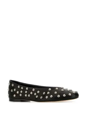 Gimaguas Stud-embellished Ballet Flats - Black