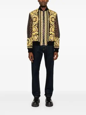 Versace Animal Print Jackets For Men