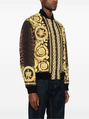 Versace Barocco-print Bomber Jacket