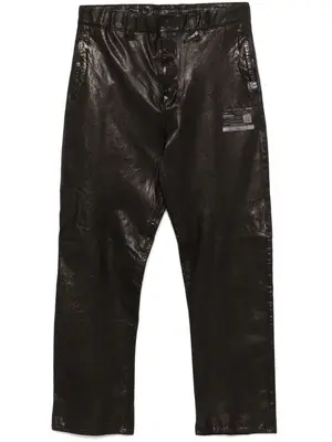Mihara Yasuhiro Leather Trousers