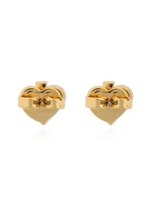 Kate Spade New York Crystal Heart Stud Earrings