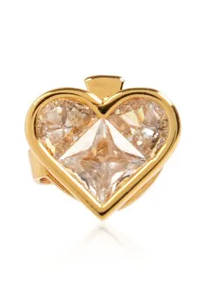 Kate Spade New York Crystal Heart Stud Earrings