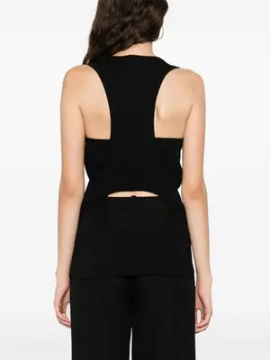 Coperni Open-back Tank Top - Black
