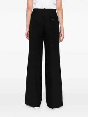 Coperni Pressed-crease Wide-leg Trousers - Black