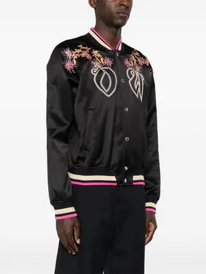 Off-White Eagle-embroidered Bomber Jacket