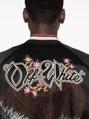 Off-White Eagle-embroidered Bomber Jacket