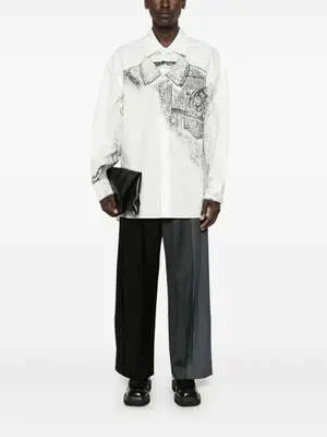 FENG CHEN WANG Trompe L'oeil-print Shirt