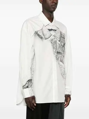 FENG CHEN WANG Trompe L'oeil-print Shirt