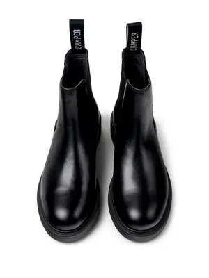 Camper Dean Leather Boots - Black