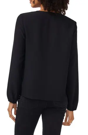 Vince Camuto Rhinestone V-neck Top