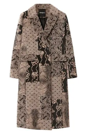 Desigual Niza Patchwork Coat