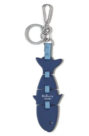 Mulberry Fish Puzzle Leather Keychain