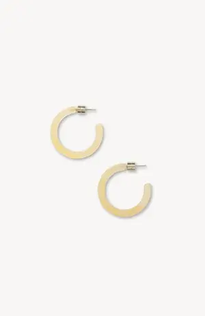 MACHETE MAACHETE Mini Hoop Earrings Citrine