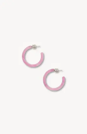 MACHETE MAACHETE Mini Hoop Earrings Orchid