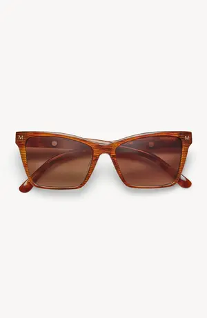 MACHETE Sally Sunglasses - Dark Tortoise Stripe
