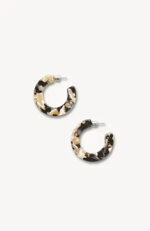 MACHETE Kate Hoop Earrings - Abalone