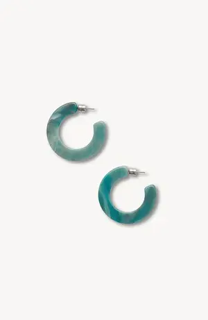 MACHETE MACHETE Kate Hoop Earrings Jadeite