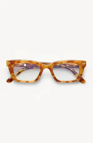 MACHETE Ruby Optical Blue Light Eyeglasses - Light Tortoise Stripe