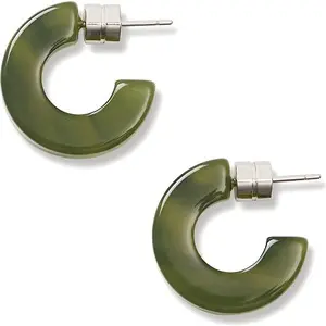 MACHETE Muse Hoop Earrings - Algae