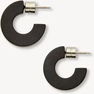 MACHETE Muse Hoop Earrings - Black Matte