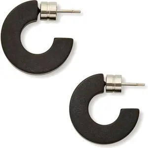 MACHETE Muse Hoop Earrings - Black Matte