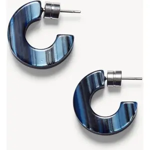 MACHETE Muse Hoop Earrings - Indigo