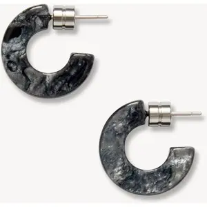 MACHETE Muse Hoop Earrings - Obsidian