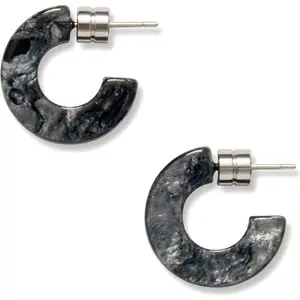 MACHETE Muse Hoop Earrings - Obsidian