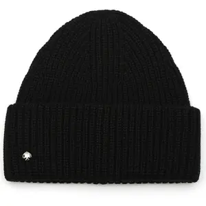Kate Spade New York Kate Spade New York Spade Cuff Beanie Black