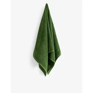 HAY Mono Logo-embossed Cotton Hand Towel - Matcha