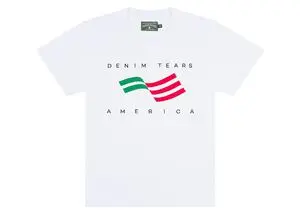 DENIM TEARS America Sportswear Tee Shirt - White