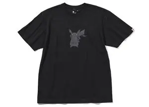 FRAGMENT X Pokemon Thunderbolt Project Pikachu Front Print Tee Shirt