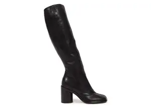MAISON MARGIELA Tabi Kneehigh Boot - Black