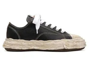 Mihara Yasuhiro Peterson Og Sole Low Sneakers - Black/white