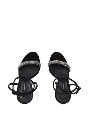 Casadei 100mm Blade Stratosphere Sandals - Silver