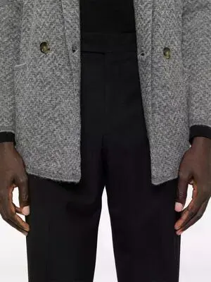 LARDINI Tailored Trousers - Black