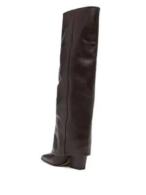 Paris Texas 90mm Leather Knee-high Boots - Brown