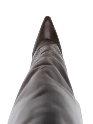 Paris Texas 90mm Leather Knee-high Boots - Brown