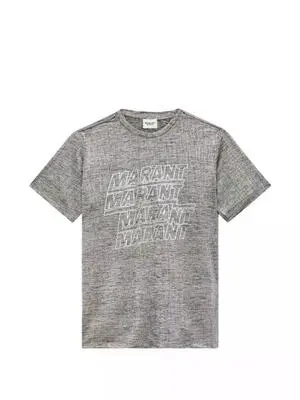 MARANT ETOILE Zoeline T-shirt - Grey