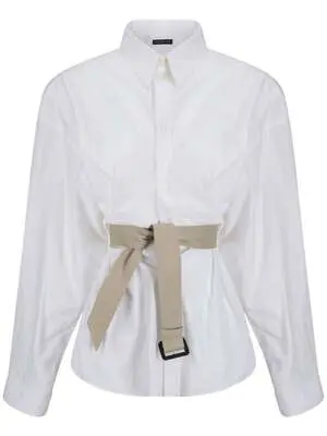 Balenciaga Belted Shirts For Women