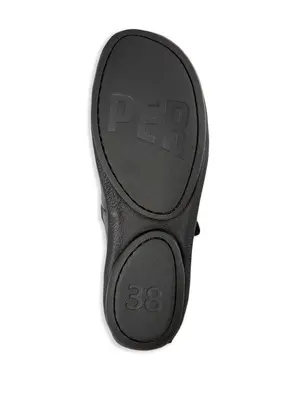 Camper Right Nina Leather Ballet Flats - Black