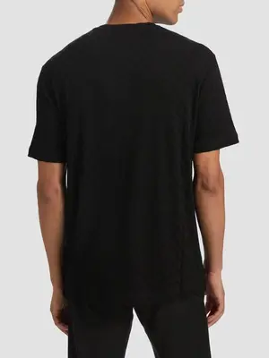 Giorgio Armani Textured Solid T-shirt