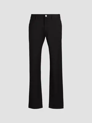 Giorgio Armani Wool 5-pocket Pants - Black