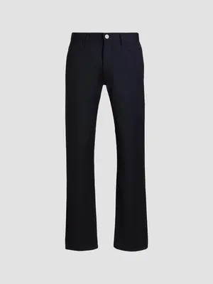 Giorgio Armani Wool 5-pocket Pants - Navy