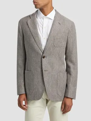 Giorgio Armani Upton Textured Jaquard Jacket